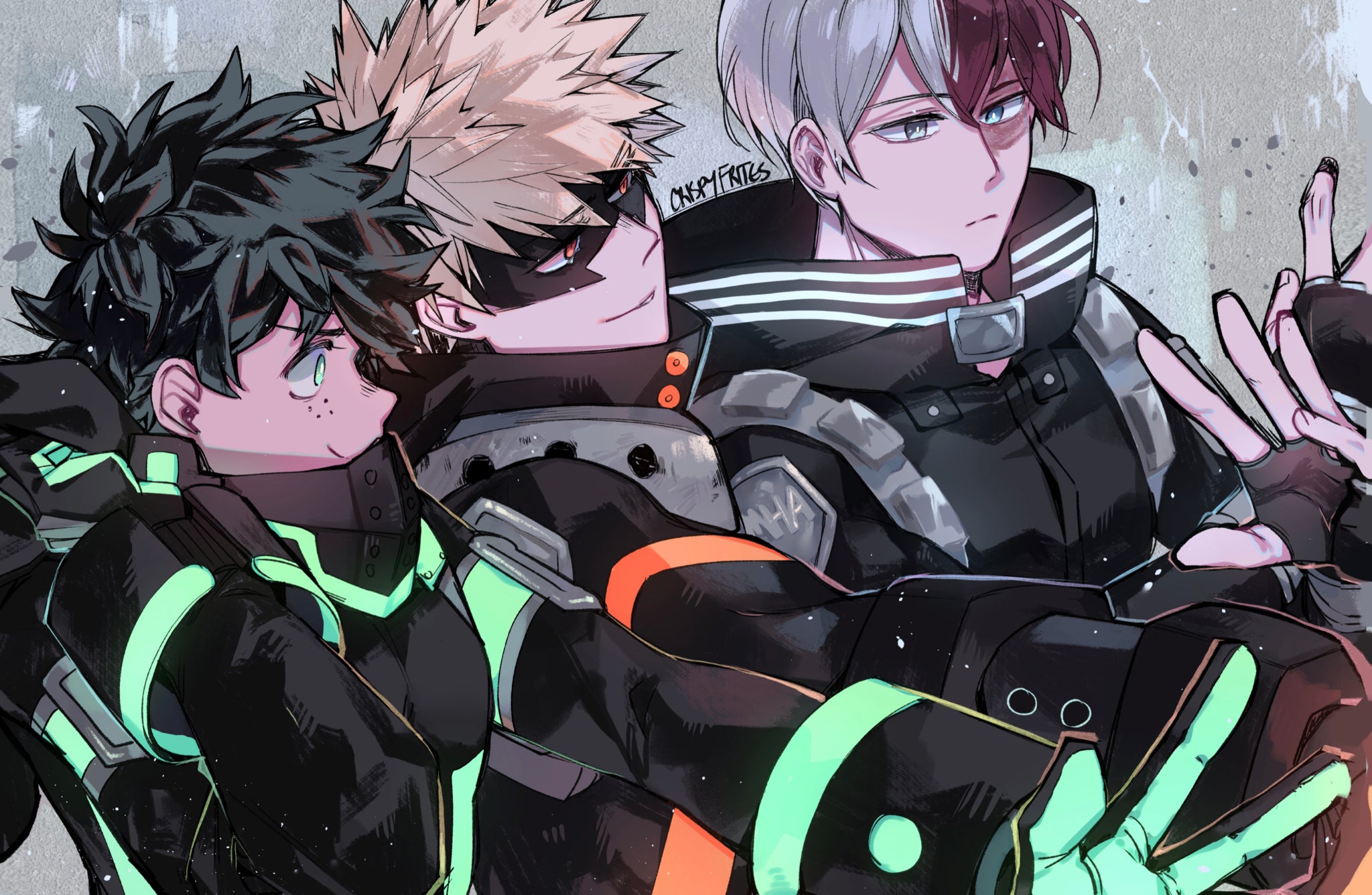 World Heroes Ready MHA print – CrispyFrites